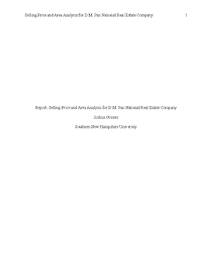 MAT 240 Module 5 Assignment - Hypothesis Testing for Regional Real ...