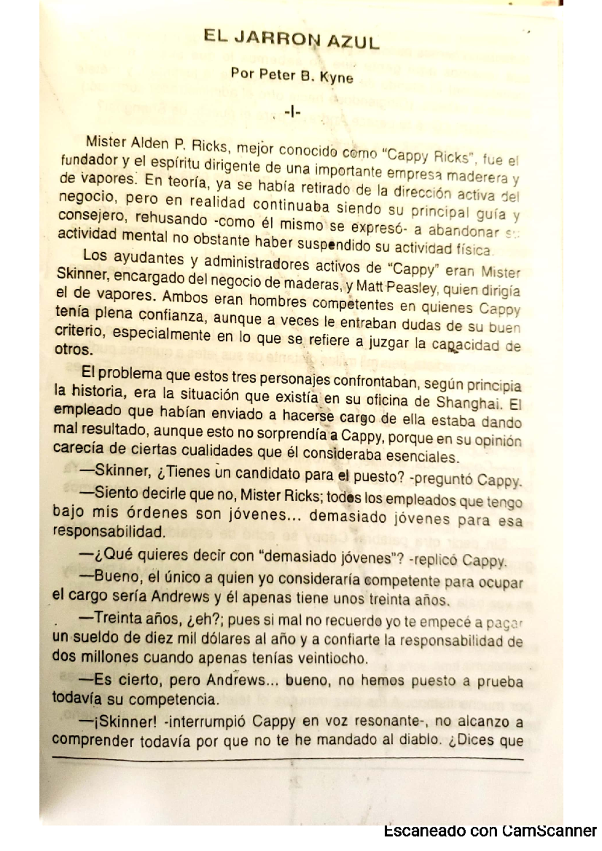 El Jaron Azul - Etica Profesional - Studocu