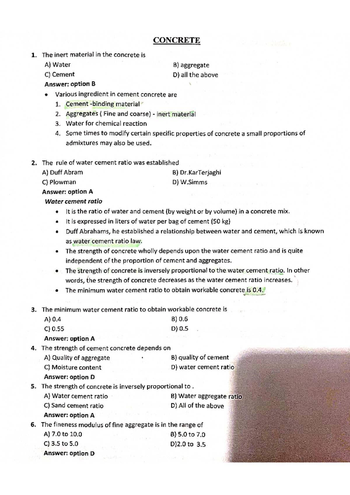 Concrete - MOST IMPORTANT TOPIC IN CIVILAND IN FUTURE WORKS ALSO,SO GET ...