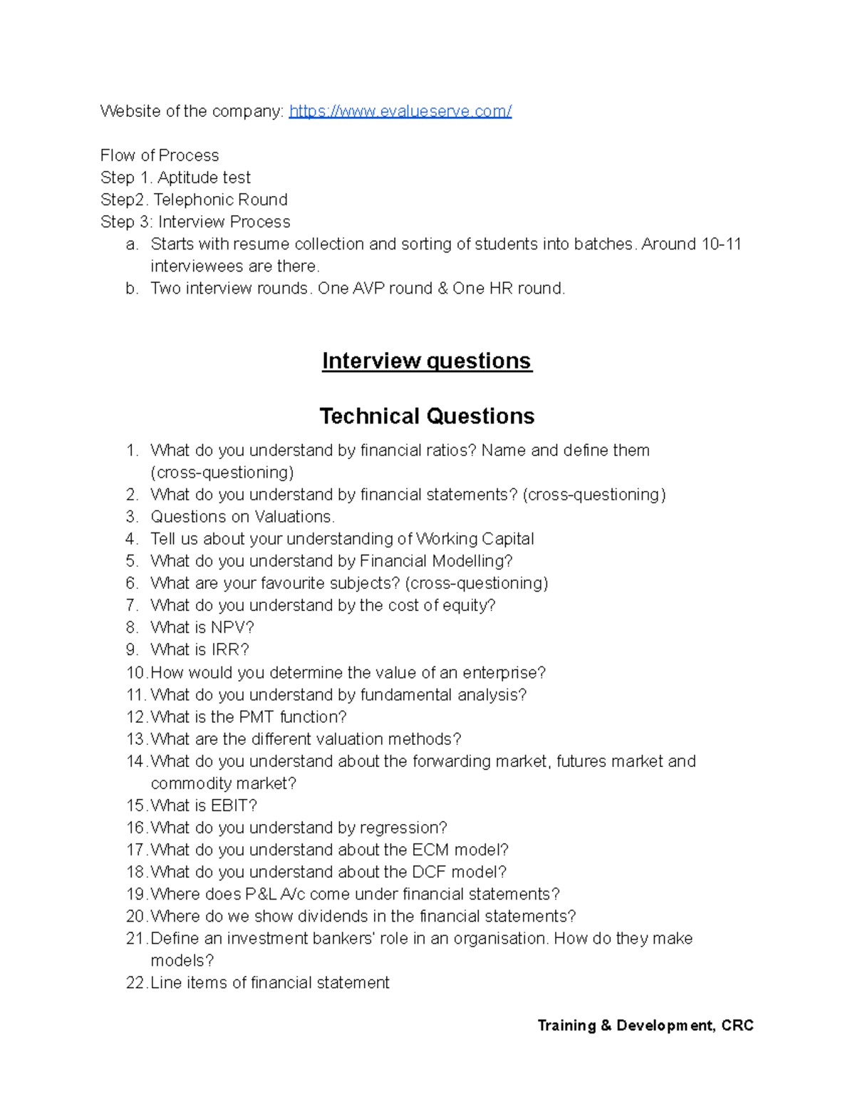 Evaluserve 2020-22 - Finance - Website of the company: evalueserve ...