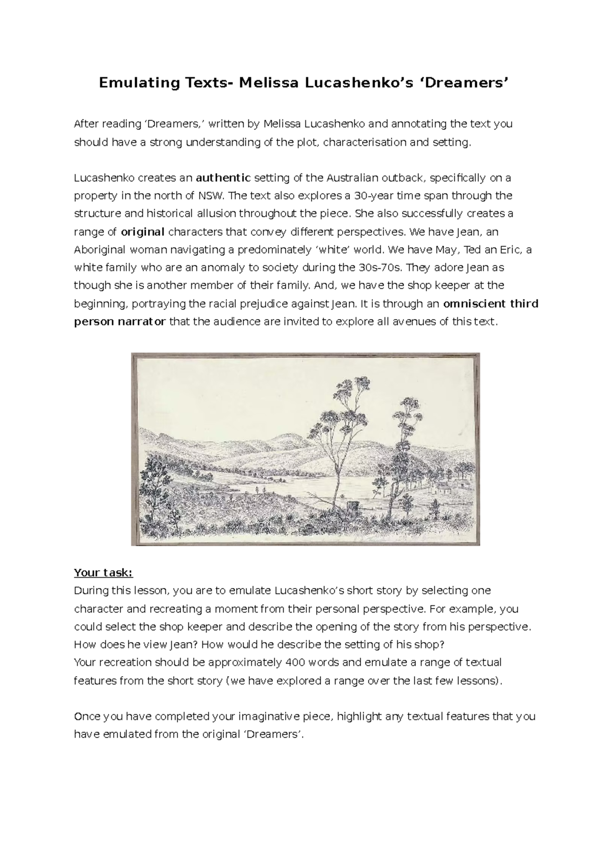 Emulating Texts- Dreamers - Emulating Texts- Melissa Lucashenko’s ...