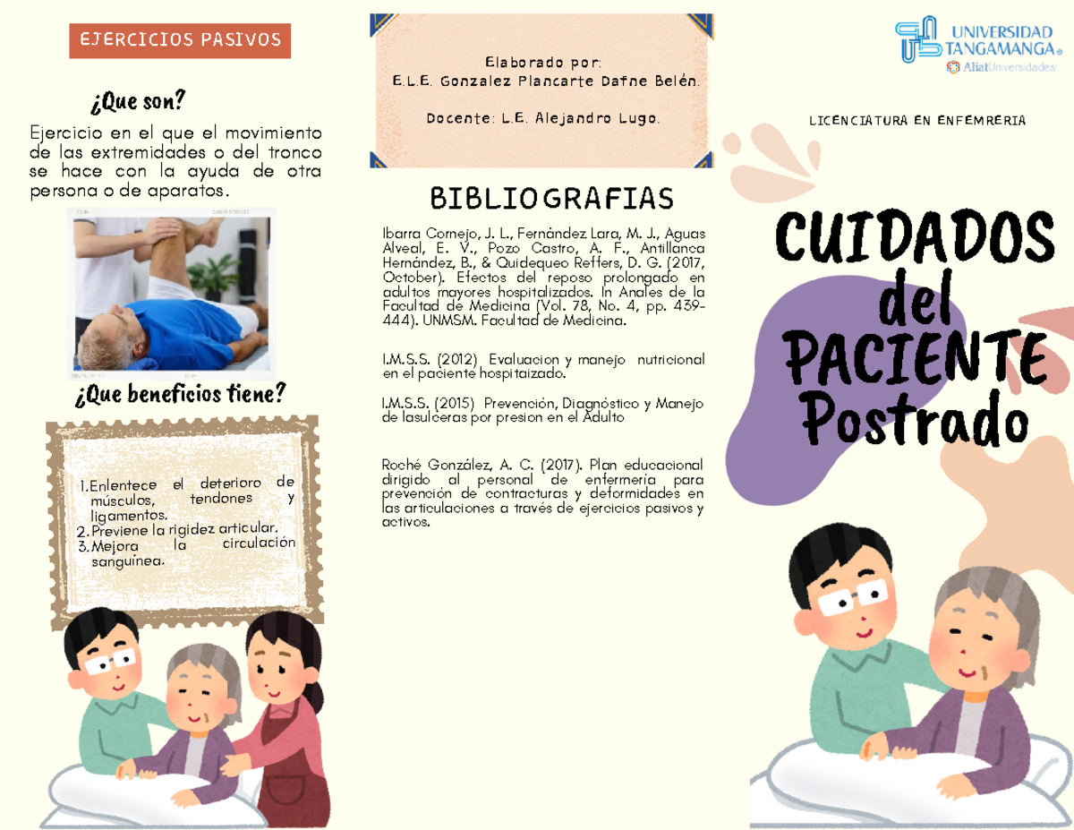 Cuidados del paciente postrado - CUIDADOS del PACIENTE Postrado ...