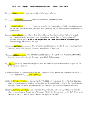 Chapter 7 Questions - ESCI 1000 Chapter 7 Questions (20pts) Name ...
