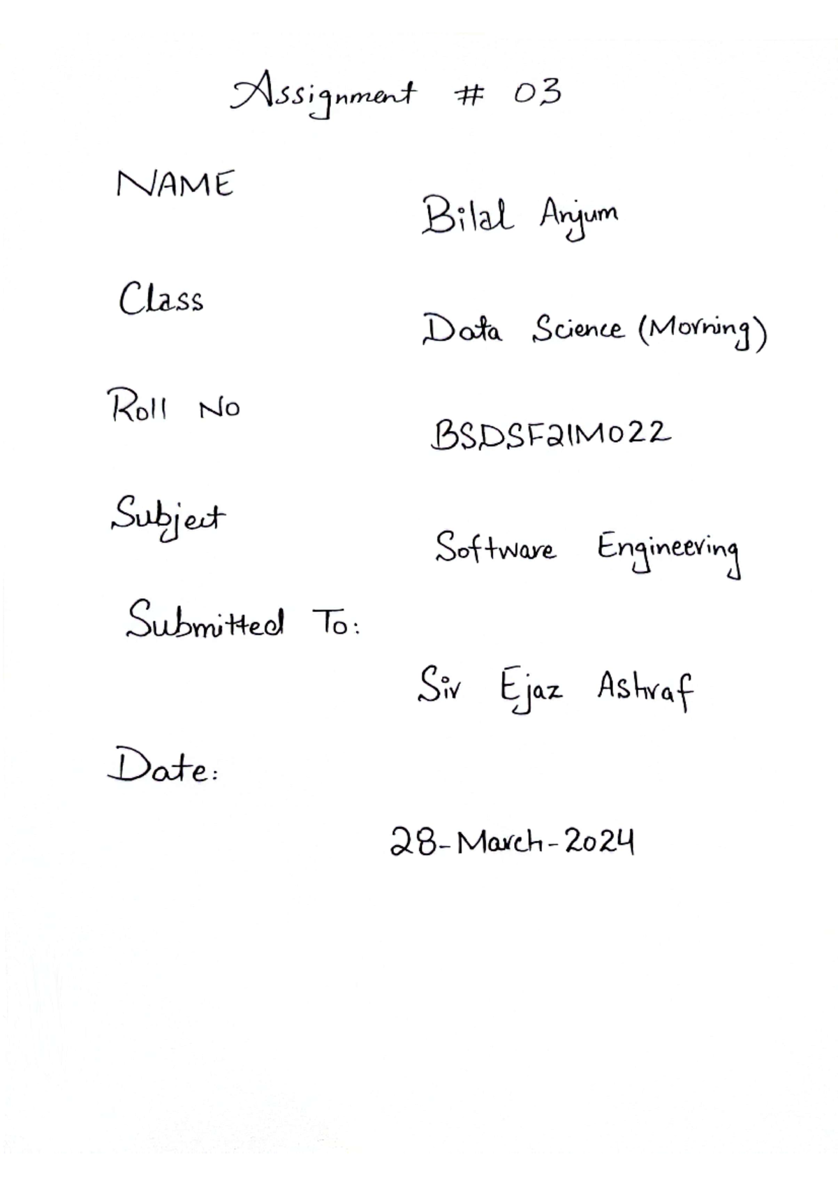 Assignment 06 solutions of case studies - Software Engineering - Studocu