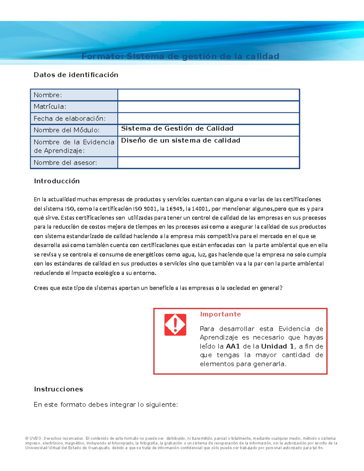 Arenas Oscar SGC EA2 - procesos para el sistema de gestion de calidad - Formato: Sistema de ...