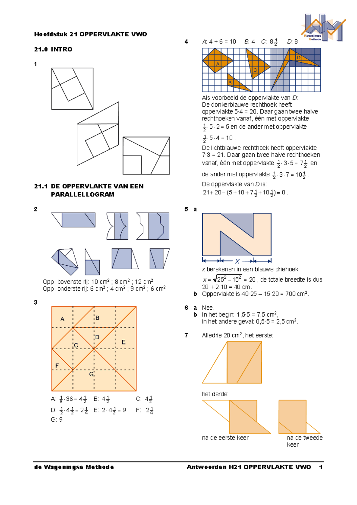 lol poepje poepje scheetje - Hoofdstuk 21 OPPERVLAKTE VWO 21 INTRO 1 21 ...