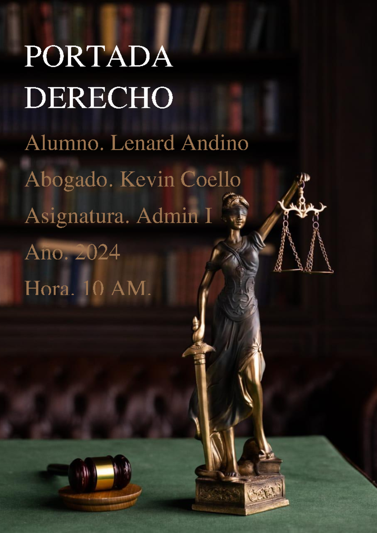 Derecho Administrativo 1 Asignacion N2 Lic. Kevin Coello - PORTADA ...