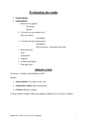 0301 - Entrain musculaire th orie - Module S.PH.370. Evaluation et ...