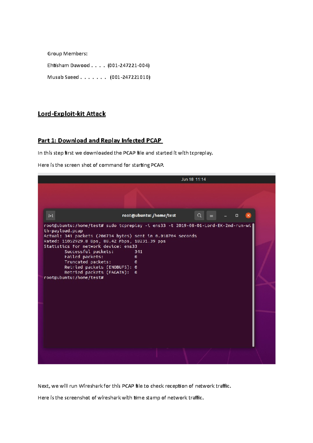 CNS Assignment 3 Nn - Group Members: Ehtisham Dawood.... (001-247221 ...