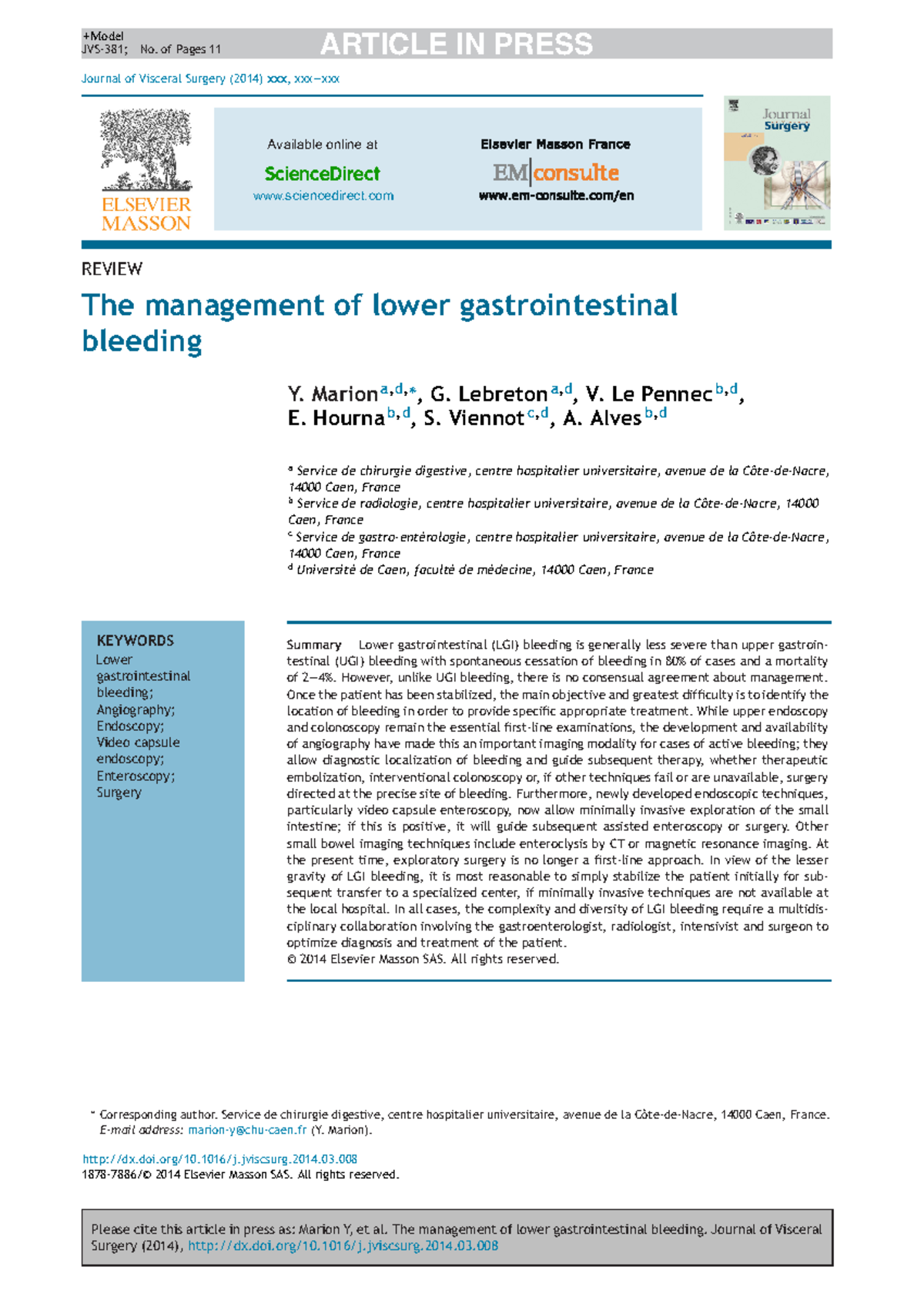 Manejo de STDB 2014 , si qx - Please cite this article in press as ...