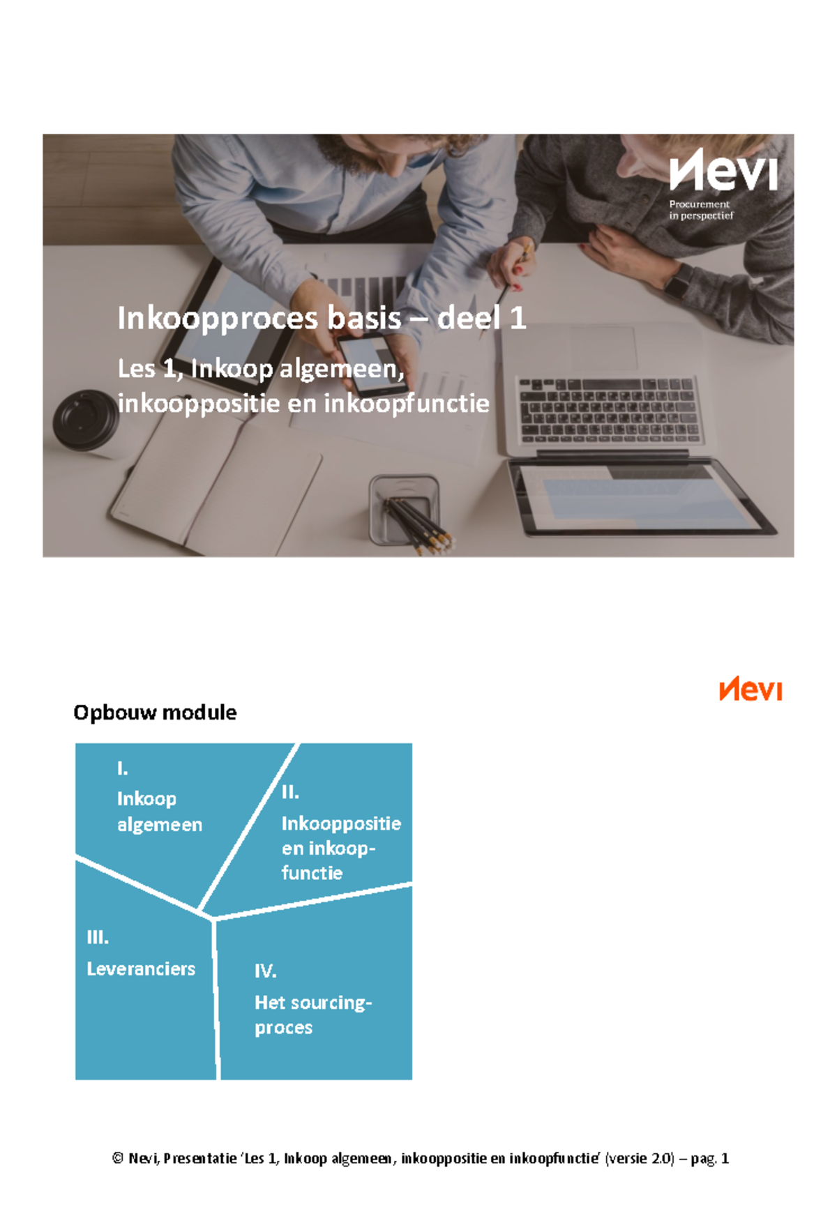 Oefenboek Presentaties Inkoopproces basis - deel 1 (versie 2 - Les 1, Inkoop algemeen ...