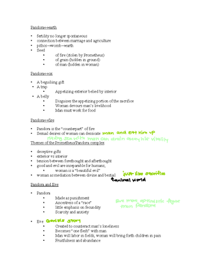 Greek Mythology Notes 4A - Lecture 4. We will start this lecture by ...