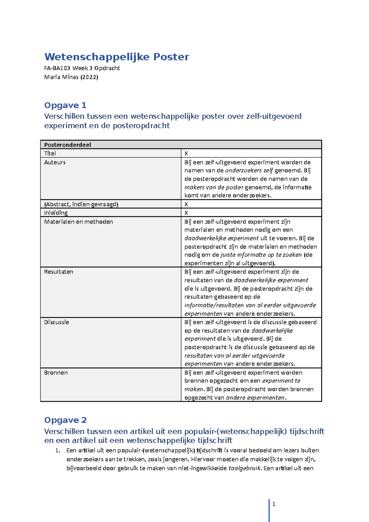 FA-BA104 - Wetenschappelijk Poster Week 3 - Wetenschappelijke Poster FA ...