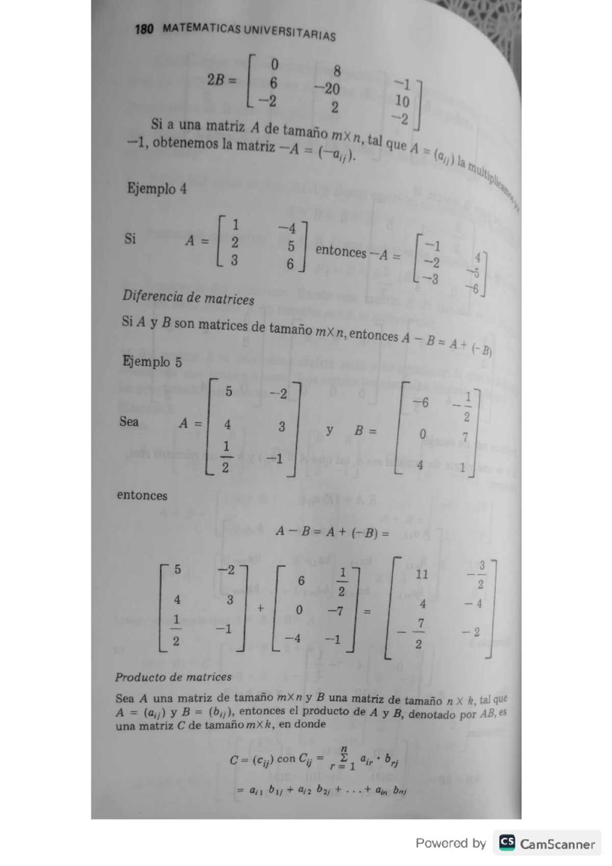 Matrices 4 - Algebra lineal - Studocu