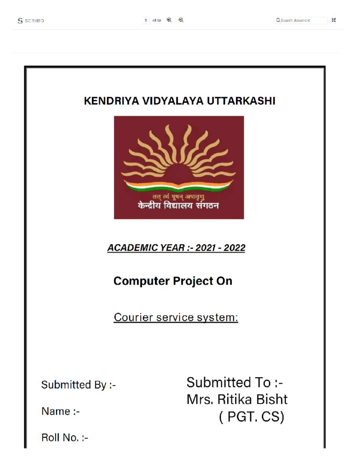 Courier-service-system- Project-2023-01-01-09 57 13 - Computer science ...