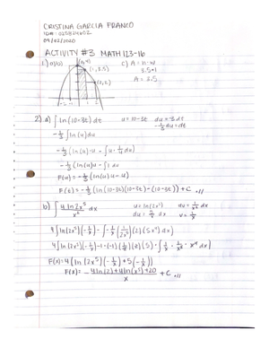 Activity 7-Cristina Garcia Franco - math 2302 - Studocu