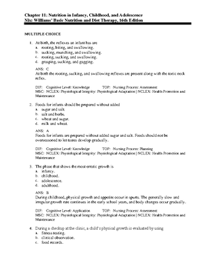11 Chapter Pretest - Homework ...