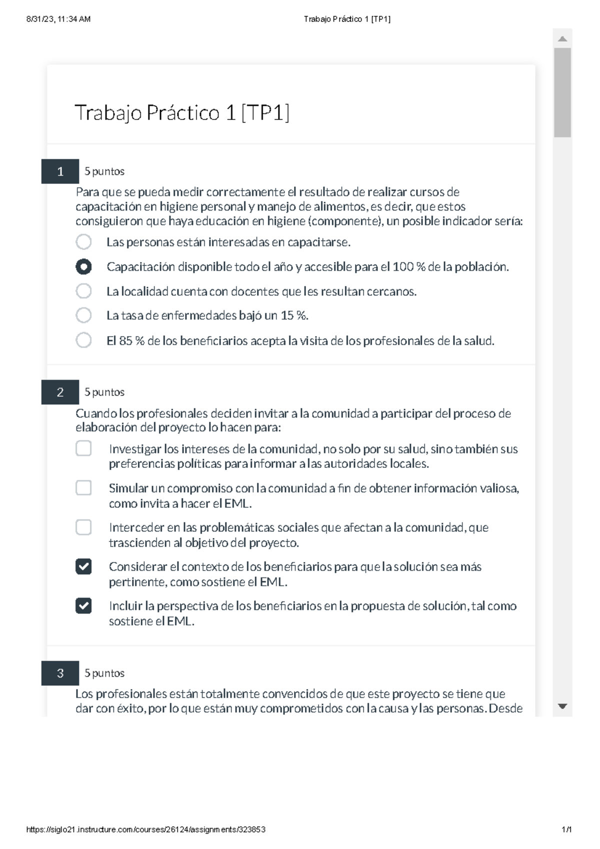 Trabajo Práctico 1 Diseño de proyecto (TP1) - 8/31/23, 11:34 AM Trabajo Práctico 1 [TP1] - Studocu
