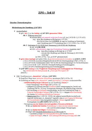 ZPO - Teil 3 - Tenor des Urteils - ZPO I – Teil 3 C. Tenor I ...