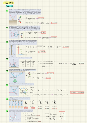 Homework 3 - Chapter 3 HW question from the Statics Textbook - HW 3. 16 ...