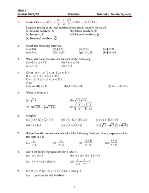 SET B Tugasan 1 SM025 - mathematics practice - ASSIGNMENT 1 MATHEMATICS ...