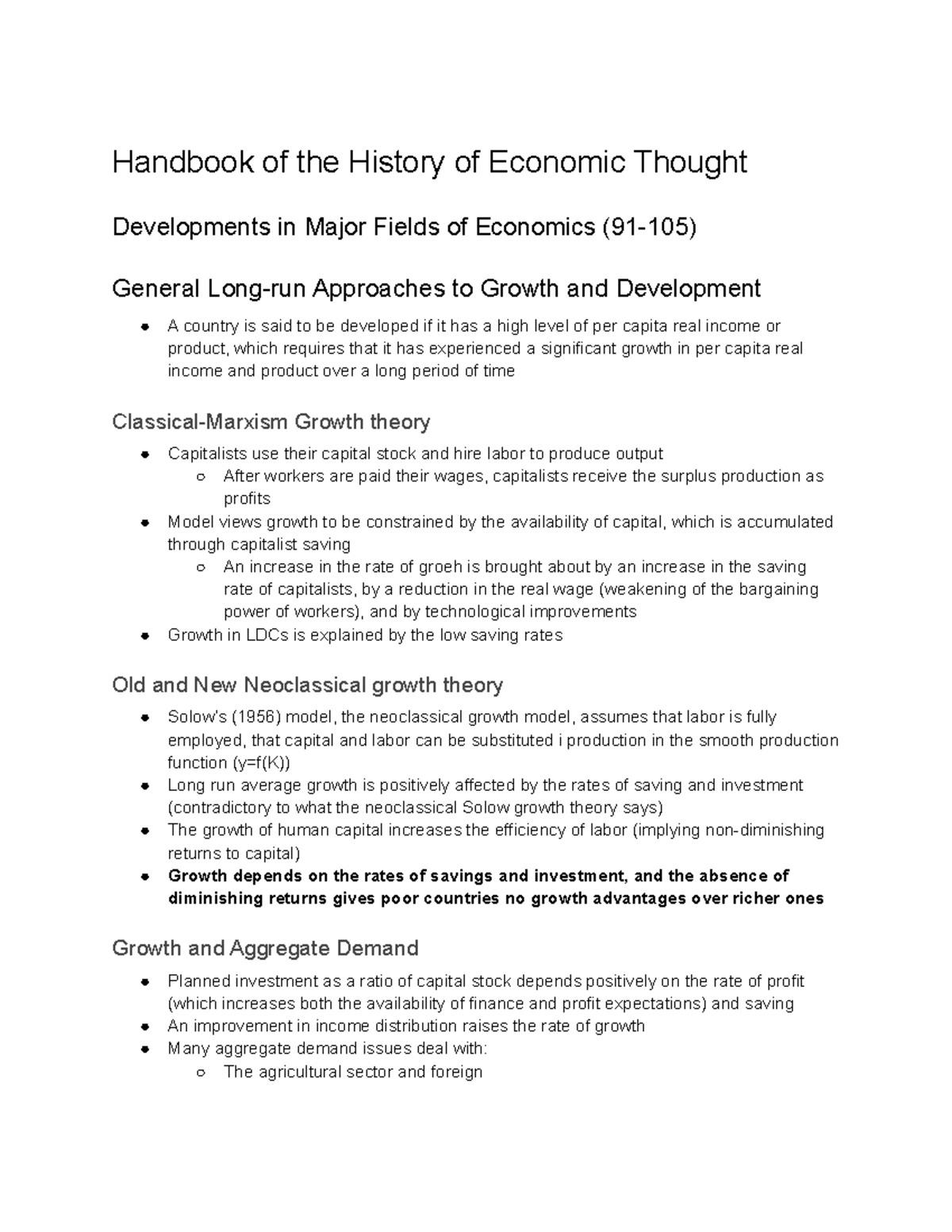 Dutt in Handbook of the Hisotry of Economic Thought - Handbook of the ...