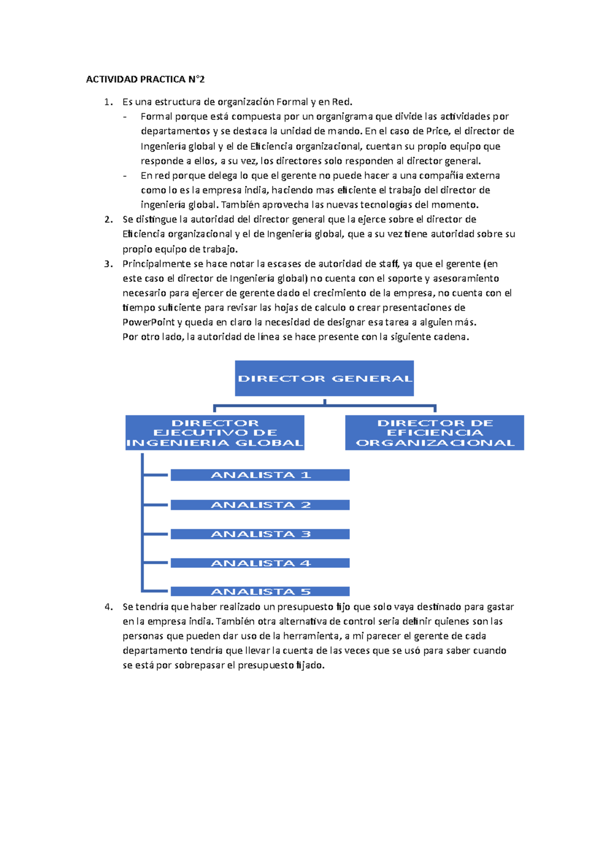 Actividad Practica N°2 - ACTIVIDAD PRACTICA N° Es una estructura de ...