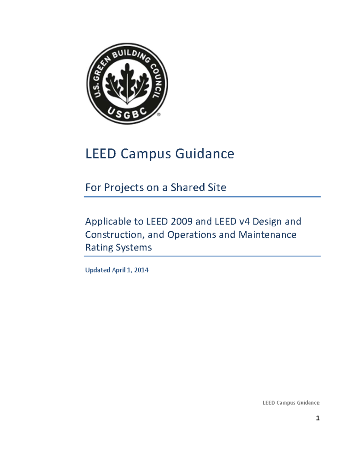 LEED Campus Guidance - httthht - LEED Campus Guidance LEED Campus ...