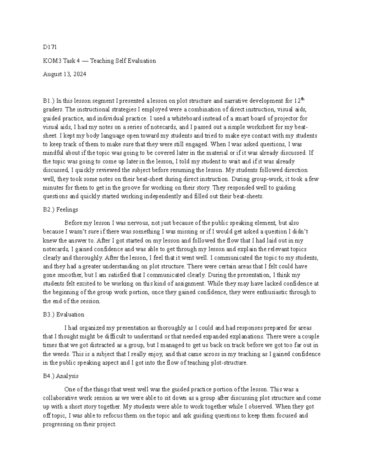 KOM3 - Task 4 - In this task and others in this program, you will use ...