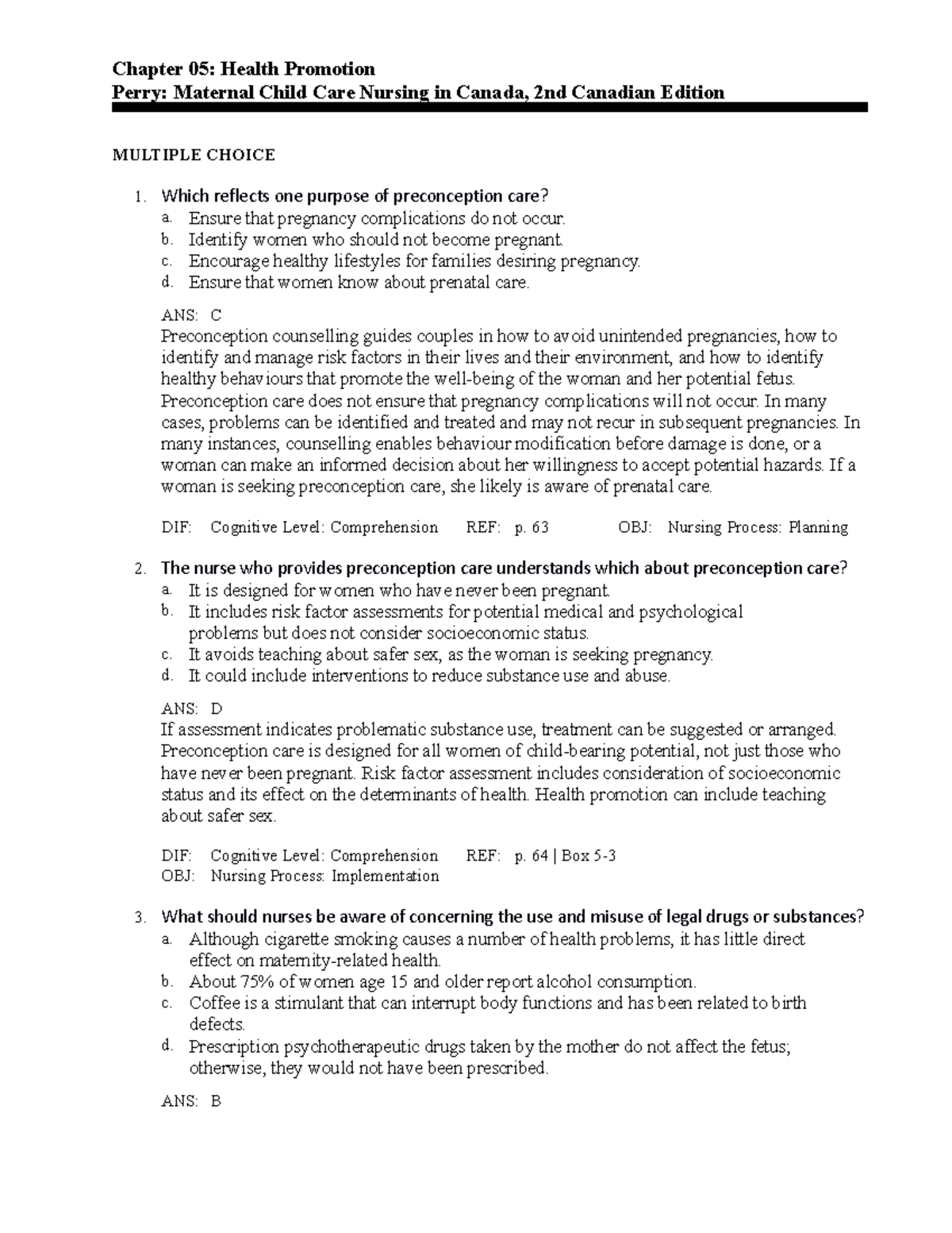 Chapter 5 mat child - NSGD 2017 - Nipissing - Studocu