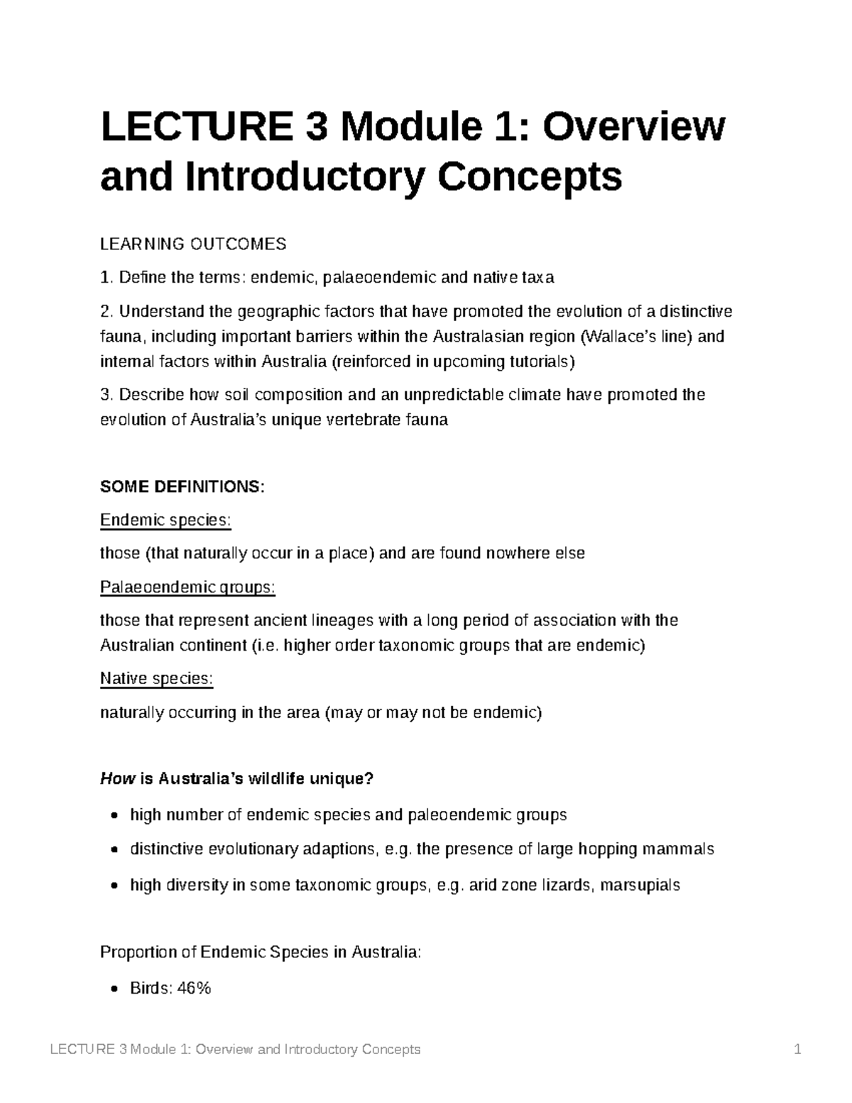 Lecture 3 Module 1 Overview and Introductory Concepts - LECTURE 3 Module 1: Overview and - Studocu