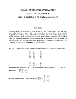 Engineering maths 1 - Question papers - Register Number SATHYABAMA ...