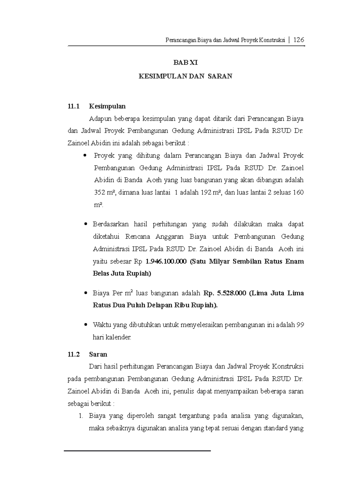 BAB 11 Analisis Dan Estimasi Biaya Bangunan - Perancangan Biaya dan ...
