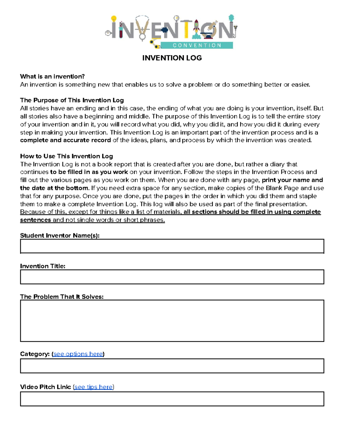 Ja'Khia Witherspoon - 💡 2023 - 2024 ICEF Logbook (Template) 💡 ...