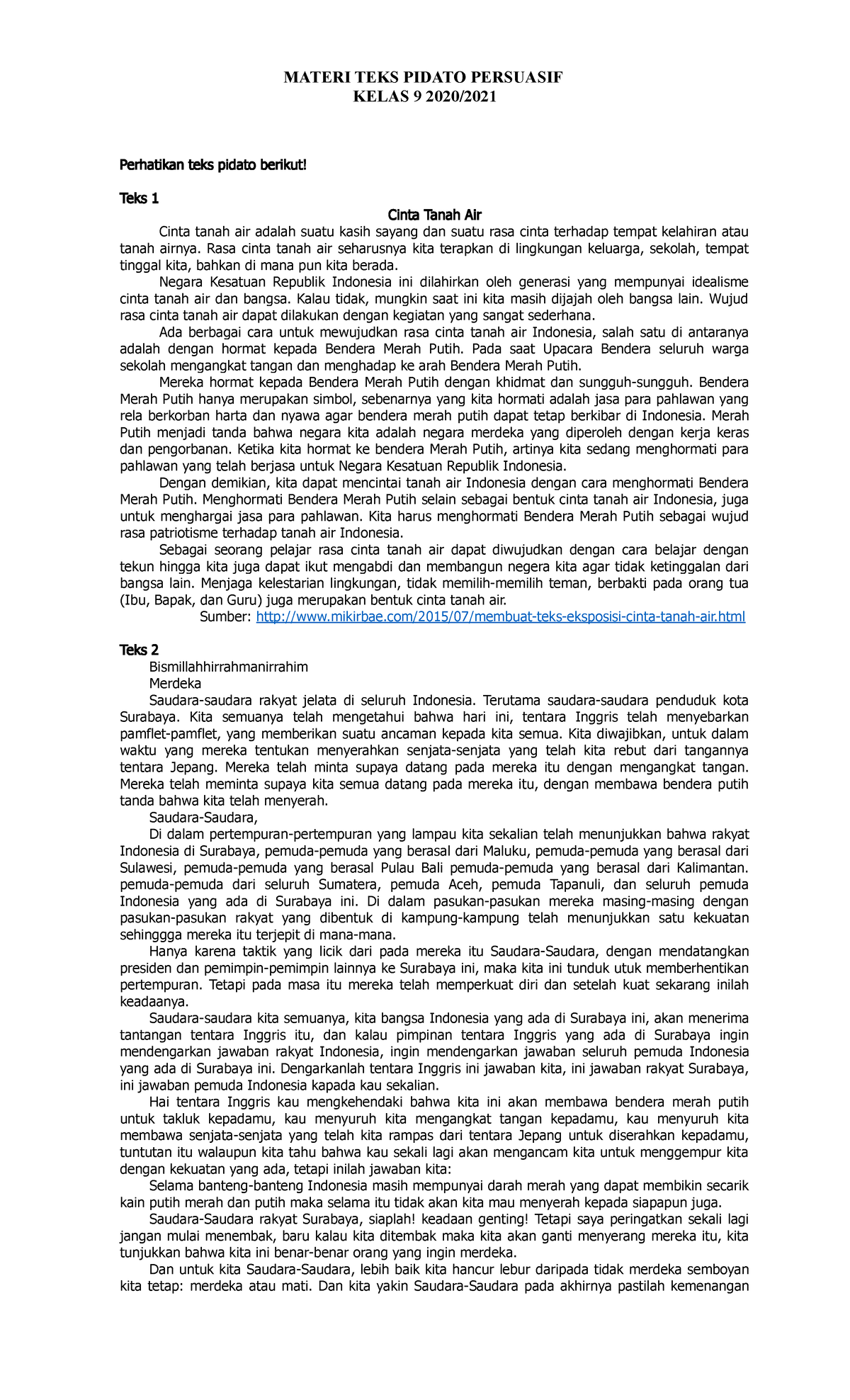 1. CARA Memersuasi ( Pidato Persuasif) - MATERI TEKS PIDATO PERSUASIF KELAS 9 2020/ Perhatikan ...