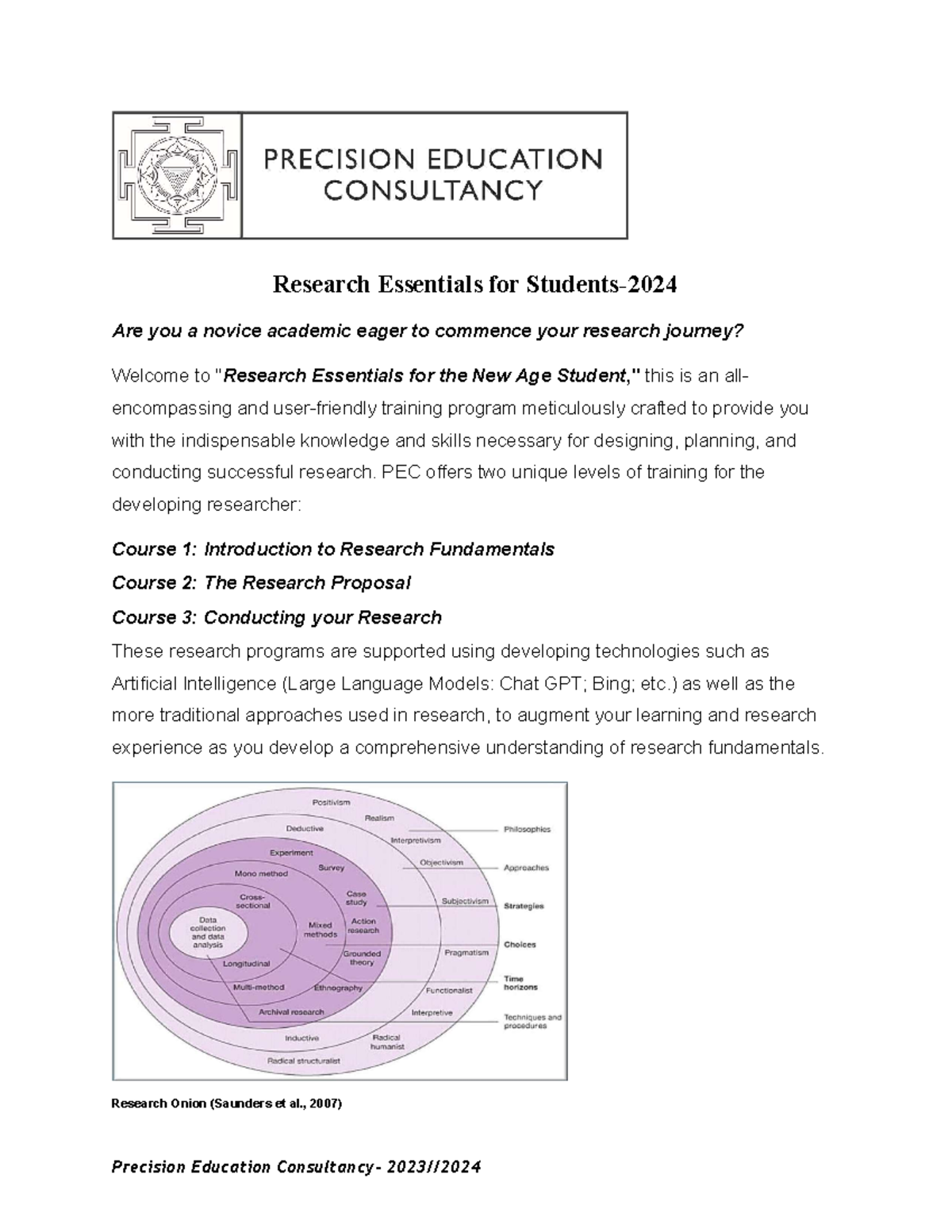 Program Handout 2024 - Research Essentials for Students- Are you a ...