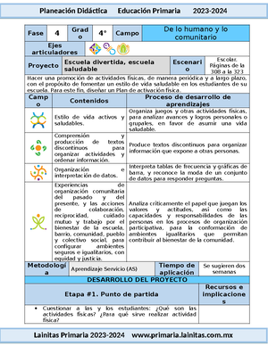 3º S25 y 26 Planeación Profa. Kempis - Ciclo escolar 2023- Semana 25 y 26: del 4 al 15 de marzo ...