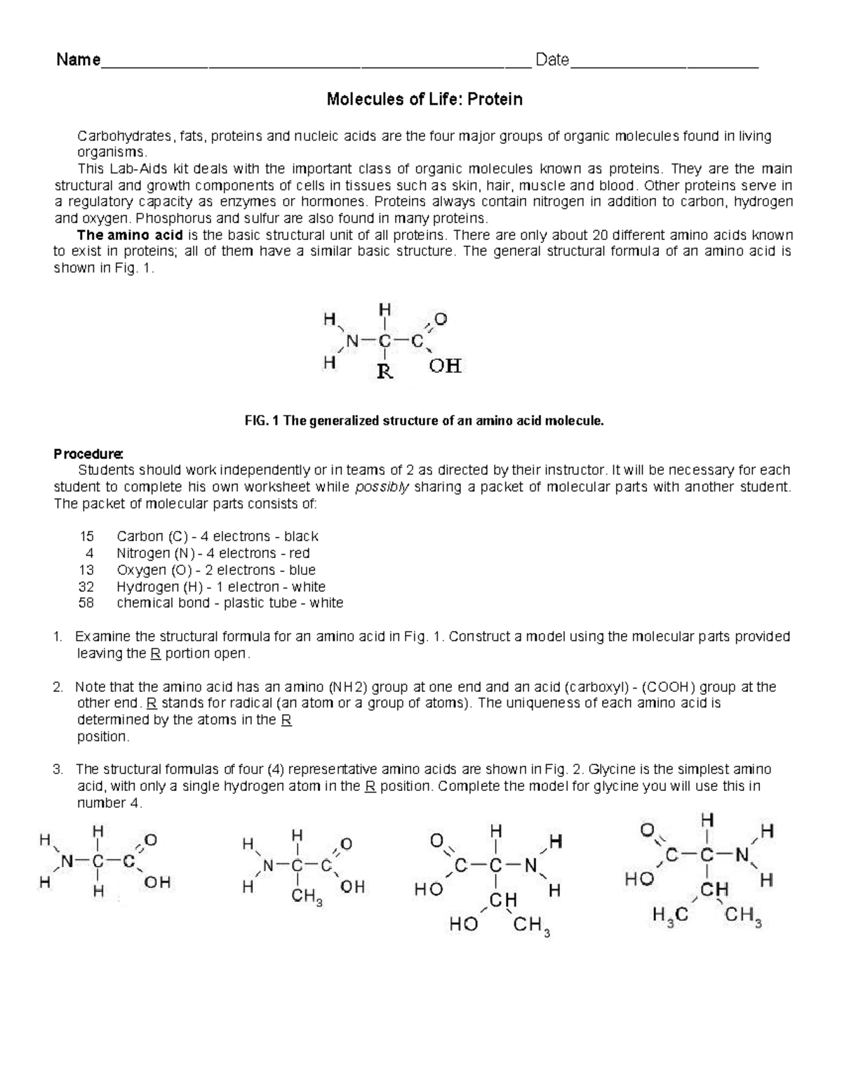 Dehydration Synthesis Name