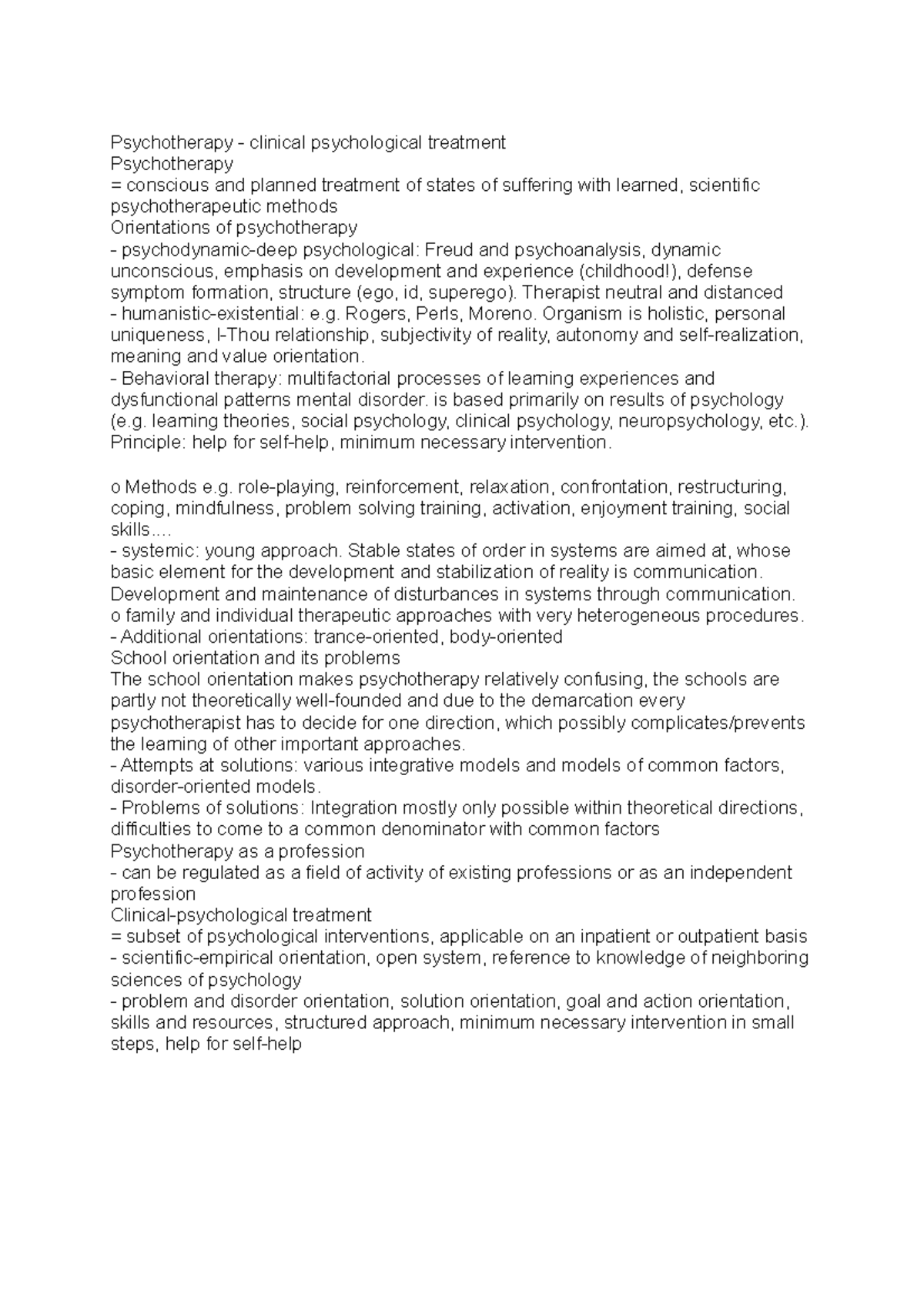 Psychotherapy - Introduction To Psychology - Psychotherapy - clinical ...