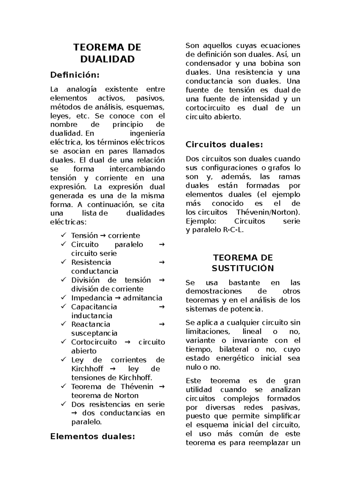 434996200 Teorema de Dualidad - TEOREMA DE DUALIDAD Definición: La analogía existente entre ...