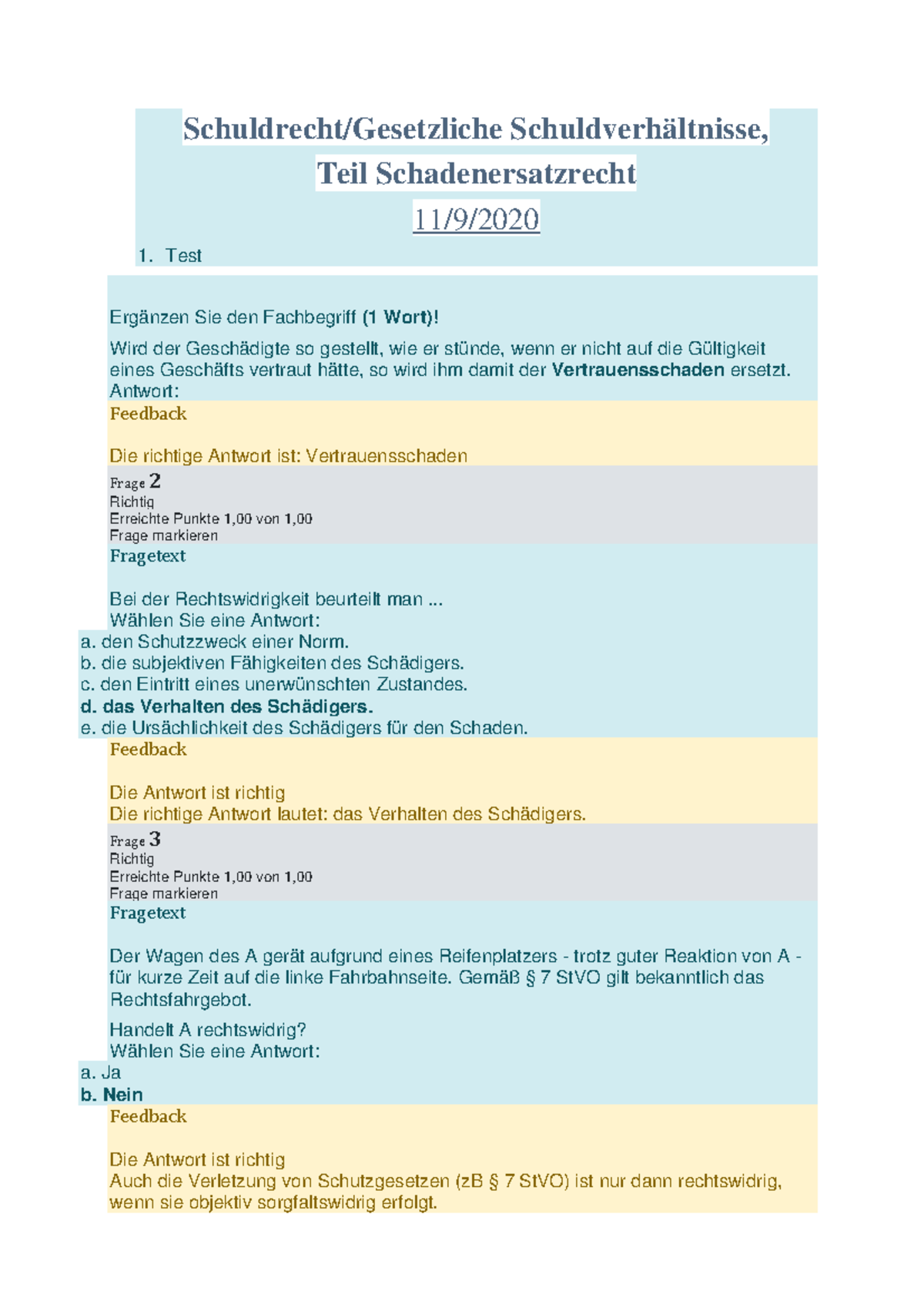 Klausur 11 September 2020, Fragen und Antworten - Warning: TT: undefined function: 32 - Studocu