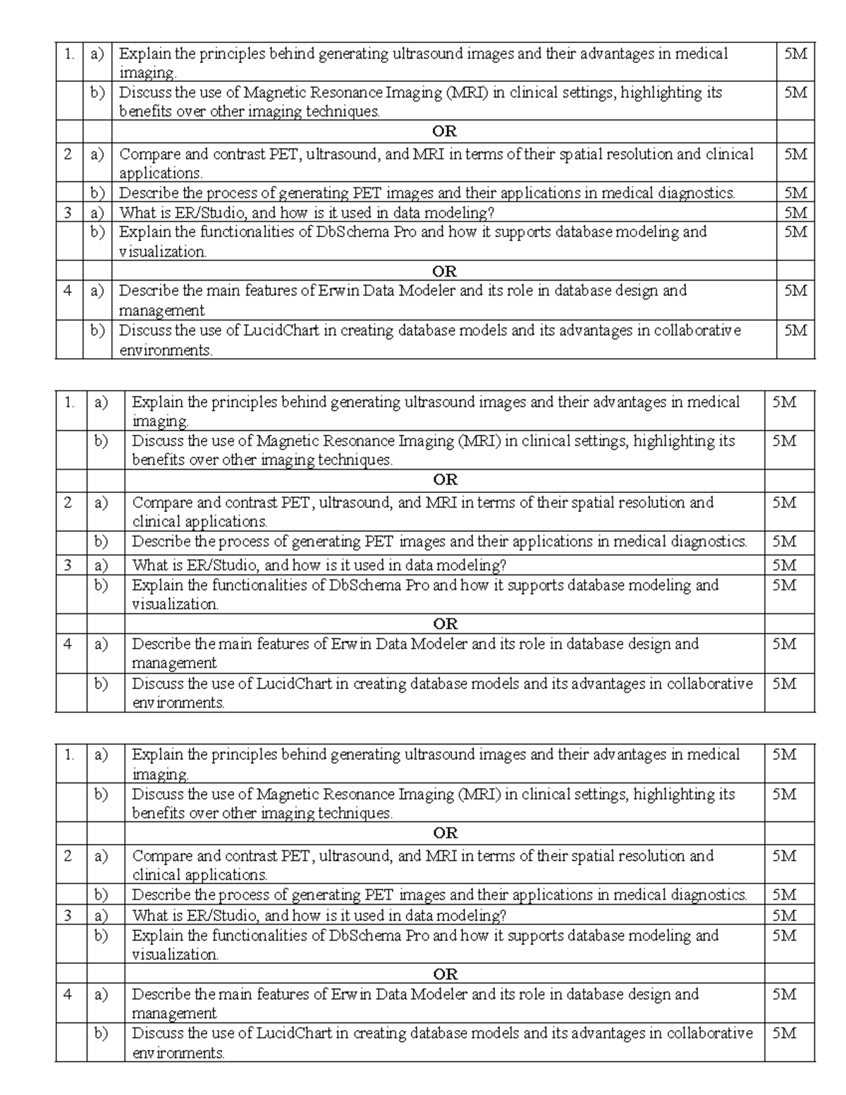DMV - Unit test paper - a) Explain the principles behind generating ...