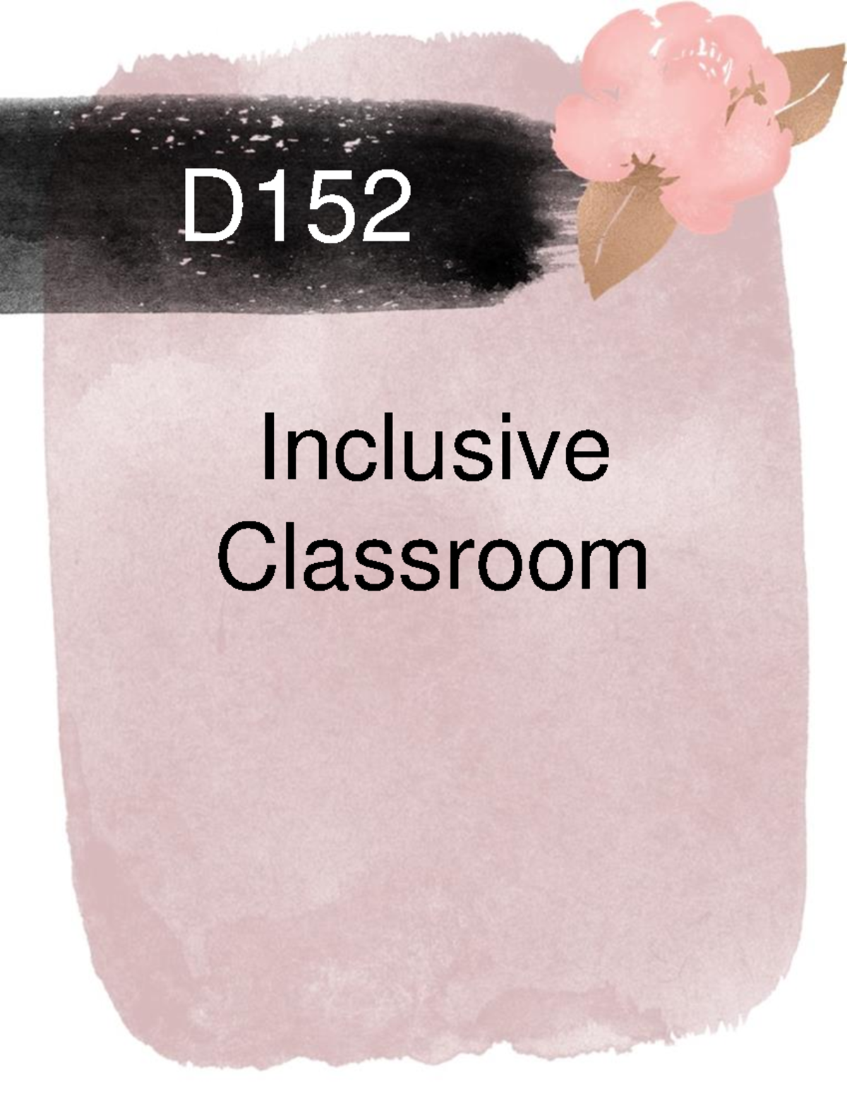 Copy of OA notes - D Inclusive Classroom Unit 2: Individualizing and ...