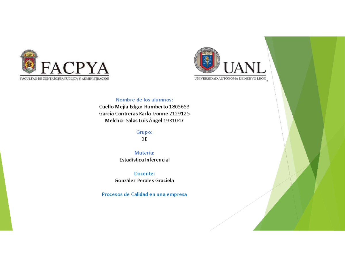 PIA estadisitica Cuello Melchor García PDF - Nombre de los alumnos ...