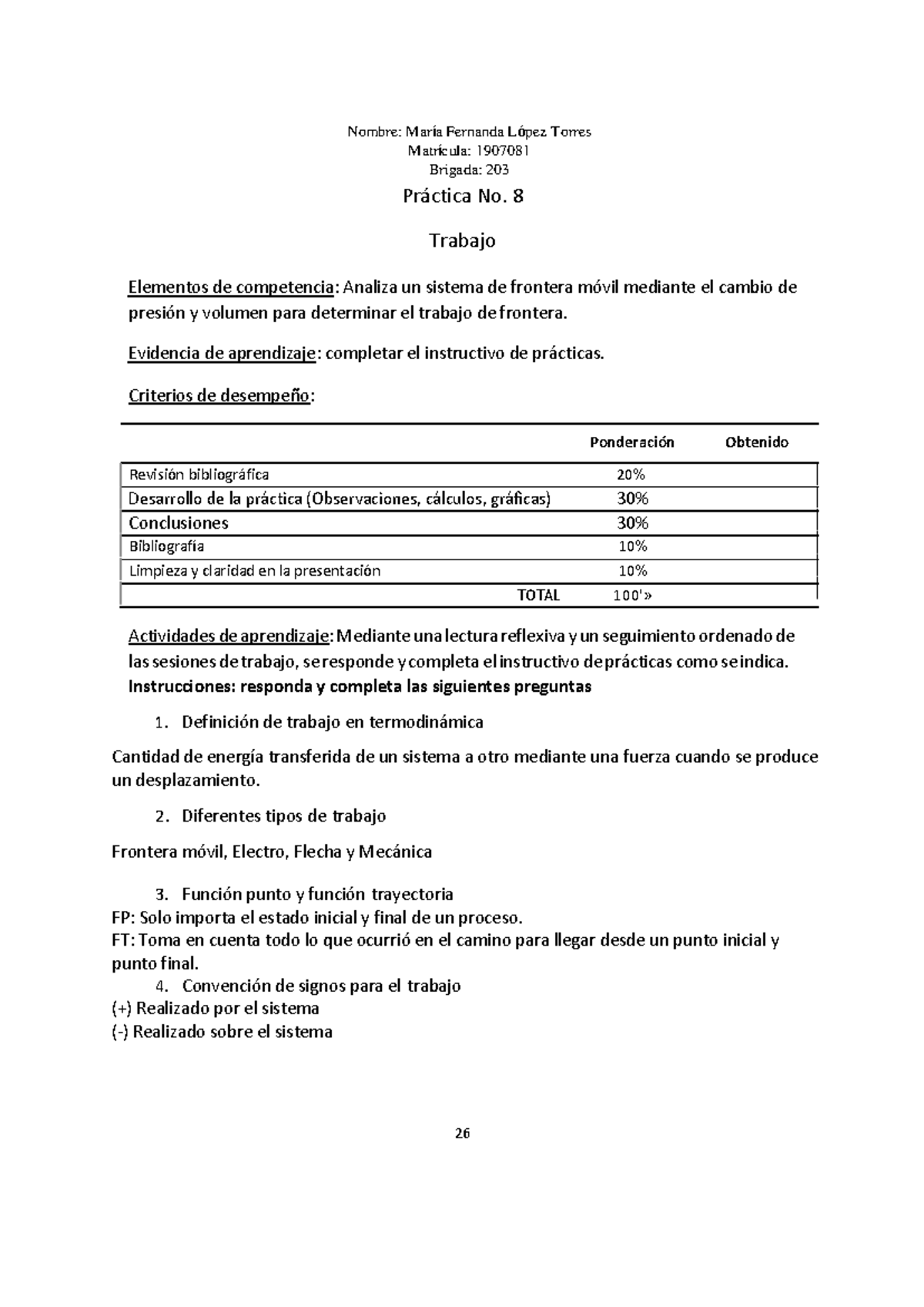 1907081 Práctica 8 Lab Termo B203 - Nombre: María Fernanda López Torres ...