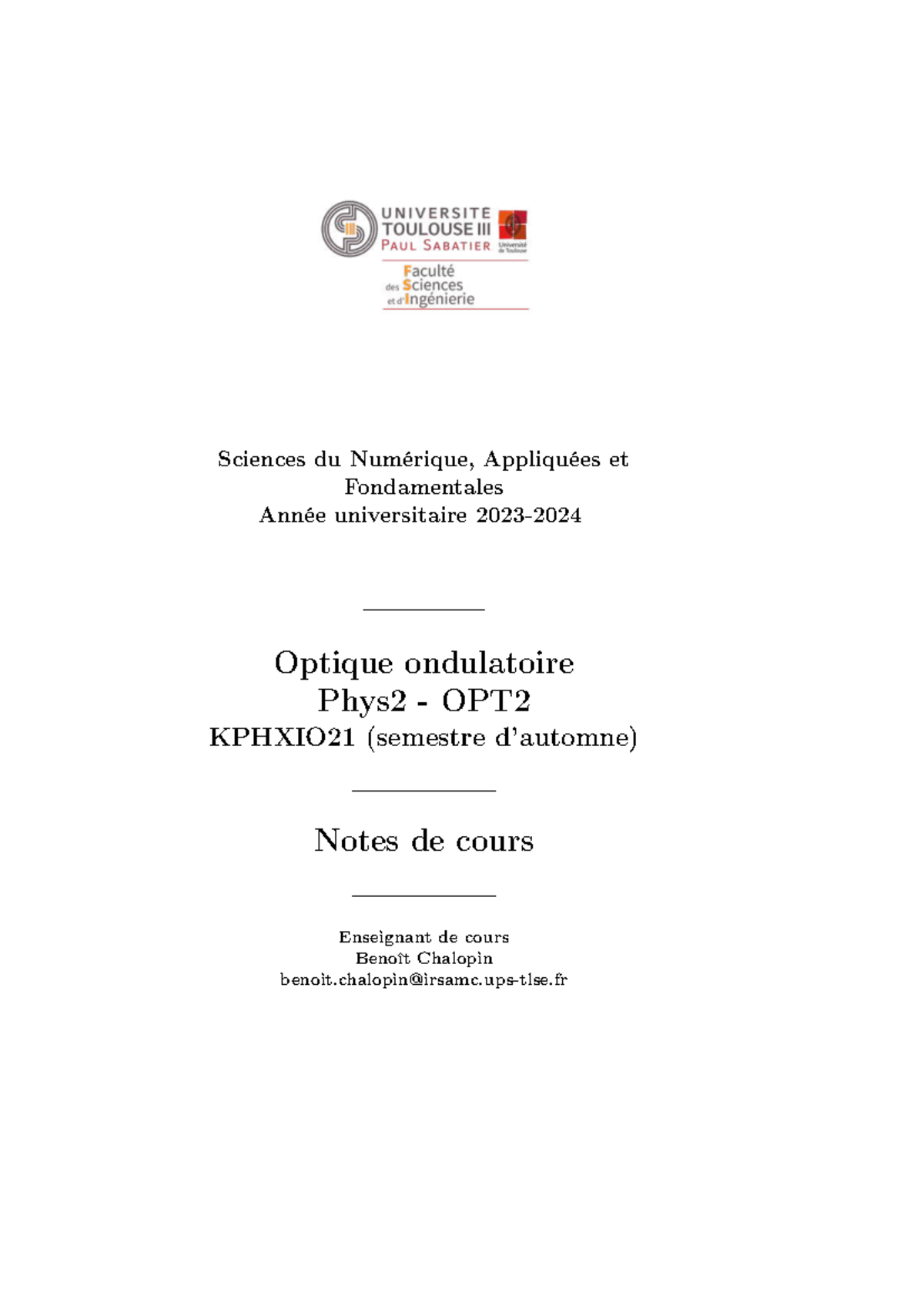 OPT2-Poly-2024 compressed - Sciences du Numérique, Appliquées et ...
