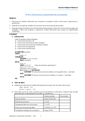 5-AED1-TP4-Estructuras de control-Ejercicios Adicionales - TP Nº 4: Estructuras de control ...