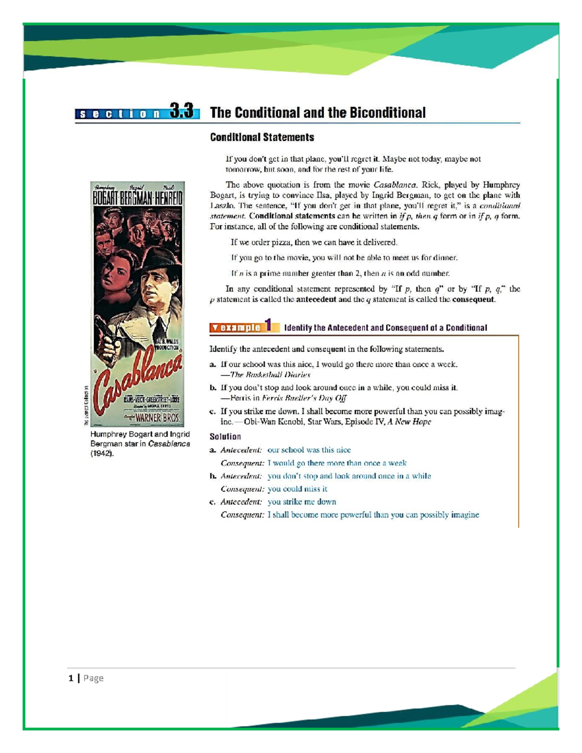 Module 3 Lesson 3 Conditional Biconditional - General Mathematics ...