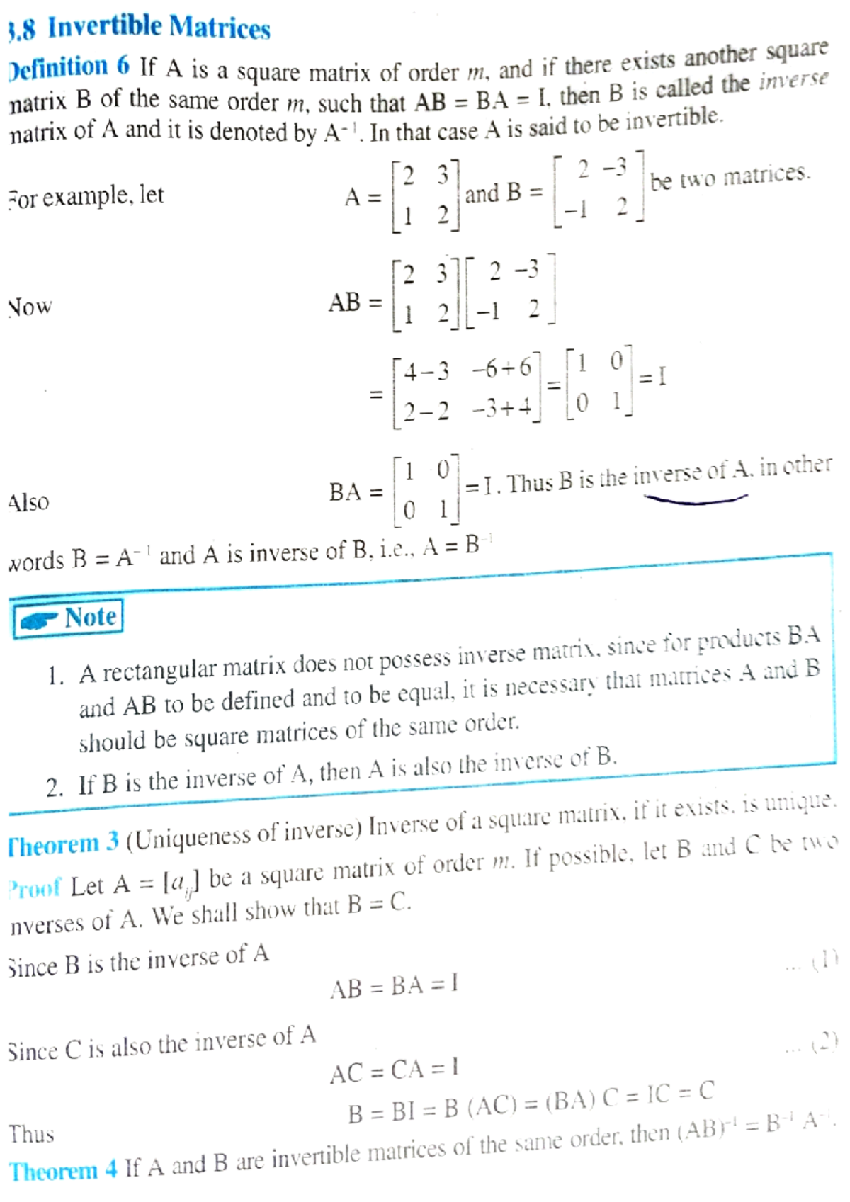 Invertible matrices - It's mathematics - National Open University Plus ...