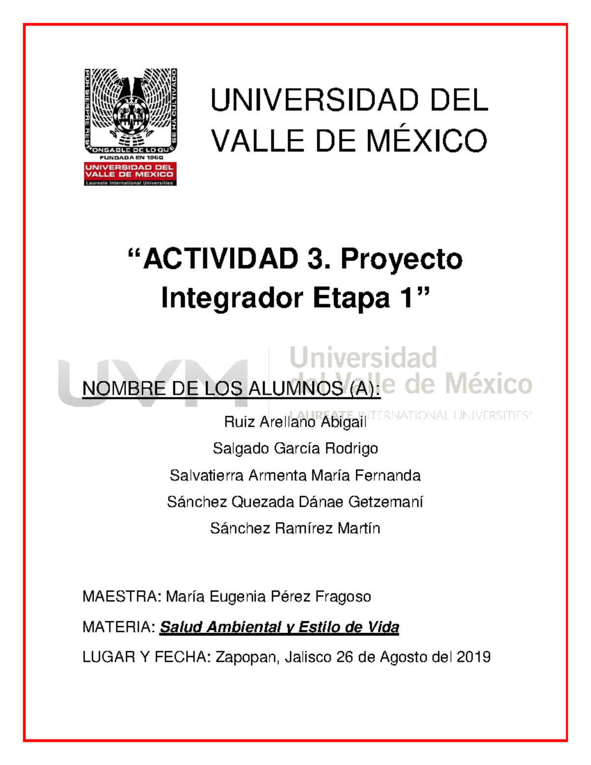 A3 RSG - Actividad 3 Salud ambiental y estilo de vida